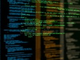 4k Loop Programming Code Abstract Technology Background Stock Footage