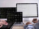 Man Work Coding Software Developer Programmer Is Coding On A Desktop