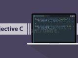Objective C Programming Language With Script Code On Laptop Screen