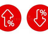 Percentage Increase And Decrease Stock Illustration Illustration Of