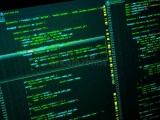 Php In Code Editor Web Developing On The Php Language Stock Image