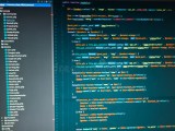 Php Developing Of The Site In The Code Editor Editorial Photography