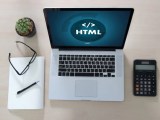 Php Html Developer Web Code Design Programmer Working In A Soft Stock