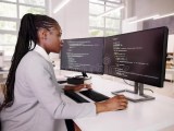 Programmer Coding Classes Web Developer Coder Stock Photo Image Of