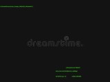 Programming Code Running Down A Computer Screen Terminal Stock Footage