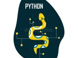 Python Code Language Sign Programming Coding And Developing Concept