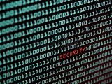 Security Text And Binary Code Concept From The Desktop Screen S Stock