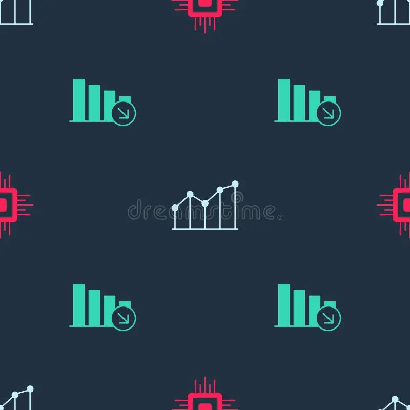 Set Processor Cpu Financial Growth Decrease Pie Chart Infographic - Best Mountain Images in Full HD