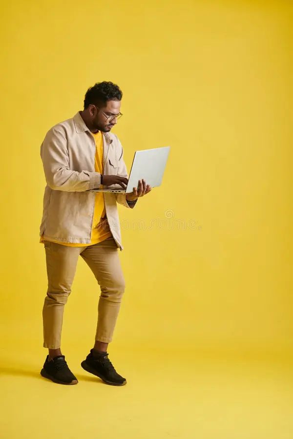 Young Muslim Software Developer Checking Strings In Programming Code On - Download Professional Minimal Background | Mobile