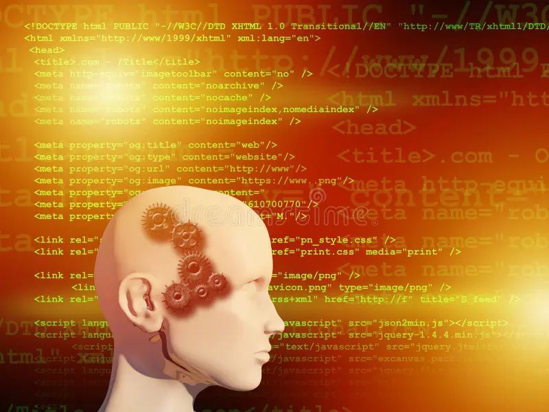 Source Code Programming Concept Stock Illustration Illustration Of - Mobile Vintage Images for Desktop