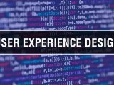 User Experience Design Text Written On Programming Code Abstract