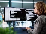 Web Developer Coding On Computer Stock Image Image Of Engineer