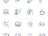 Web Development Line Icons Collection Html Css Javascript Php Ruby