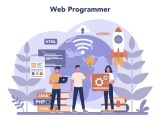 Web Programming Concept Coding Testing And Writing Program Stock