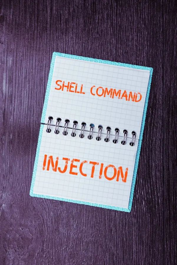 Conceptual Caption Shell Command Injection. Internet Concept Used by ...