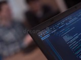 Writing Programming Code On Laptop Stock Photo Image Of Encryption