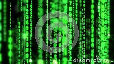 Background Binary Code Computer Data Digital Matrix Stock Video Video - Amazing 4K Dark Illustrations | Free Download