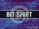 Bit Shift With Digital Java Code Text Bit Shift And Computer Software