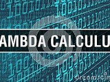 Lambda Calculus With Binary Code Digital Technology Background