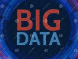 Abstract Big Data Background With Binary Code Stock Vector
