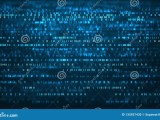 Abstract Technology Binary Code Stock Photo Image Of Pattern