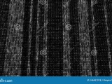Abstract Technology Binary Code Background Computer Code Digital Flow