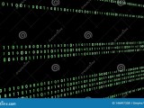 Abstract Technology Binary Code Background Computer Code Digital Flow