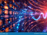 The Background Of Digital Binary Code Program Code Abstract