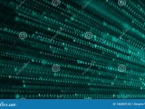Binary Code Abstract Technology Background Big Data Coding Or Hacker
