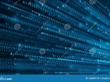 Binary Code Abstract Technology Background Big Data Coding Or Hacker
