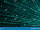 Binary Code Abstract Technology Background Big Data Coding Or Hacker