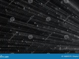 Binary Code Abstract Technology Background Big Data Coding Or Hacker