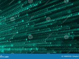 Binary Code Abstract Technology Background Big Data Coding Or Hacker