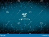 Binary Code Background Vector Algorithm Binary Data Code Decryption