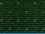 Binary Code Digital Technology Background Stock Illustration