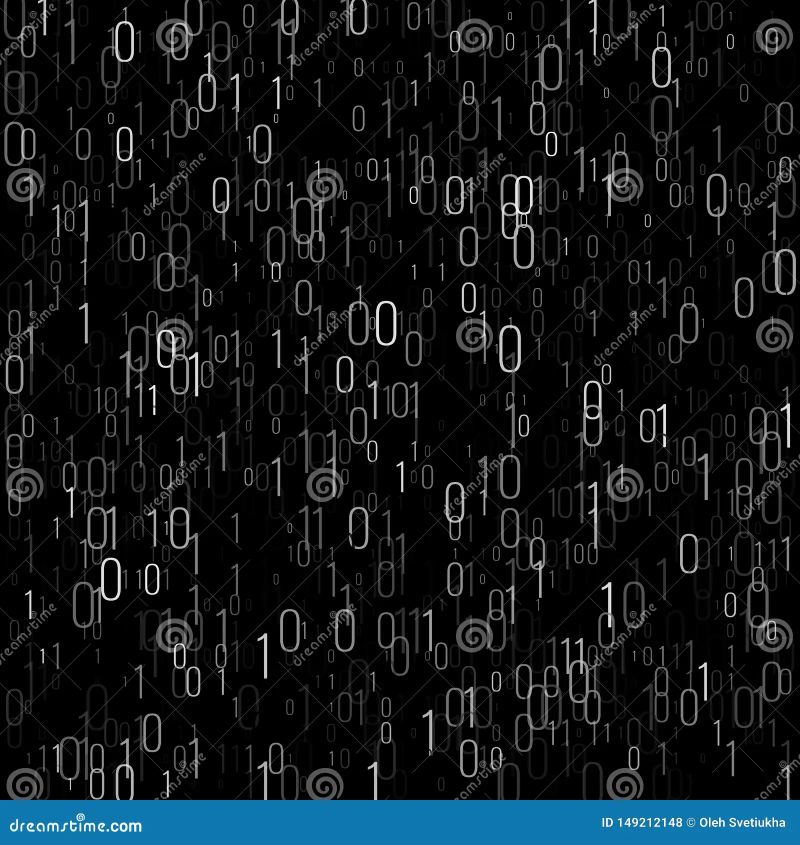 Binary Code Triangle Decryption Encoding Vector Background Illustration - Download Creative Vintage Pattern | High Resolution
