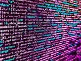 Binary Code Digital Technology Background Computer Code On Laptop Web