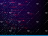 Binary Code Digital Technology Data Sorting From Chaos To System