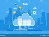 Cloud Computing Data In Database About Cloud Services Vector
