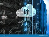 Cloud Server And Computing Data Storage And Processing Internet And