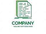 Code Coding Doc Programming Script Flat Business Logo Templa Stock