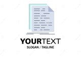 Code Coding Doc Programming Script Flat Color Icon Vector Stock
