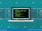 Command Line Interface Cli Programming Language Concept With Laptop And