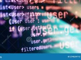 Computer Script Programming Code Abstract Screen Of Software Developer