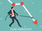 Cost Reduction Concept Stock Vector Illustration Of Graph 104333370