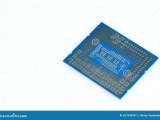 Cpu Central Processing Unit Computer Processor From The Bottom Side