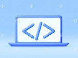 3d Code Icon On Computer Stock Vector Illustration Of Rendering