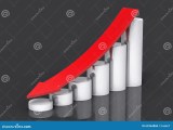 3d Profit Decrease Background Stock Illustration Illustration Of