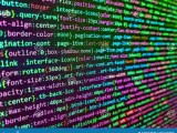 Data Encryption Security Code On A Computer Display Developer Working