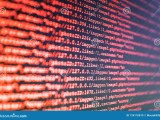 Database Bits Access Stream Visualisation Stock Image Image Of
